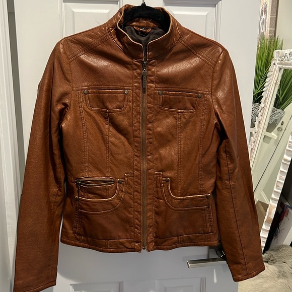 giacca | Jackets & Coats | Giacca Faux Leather Jacket | Poshmark